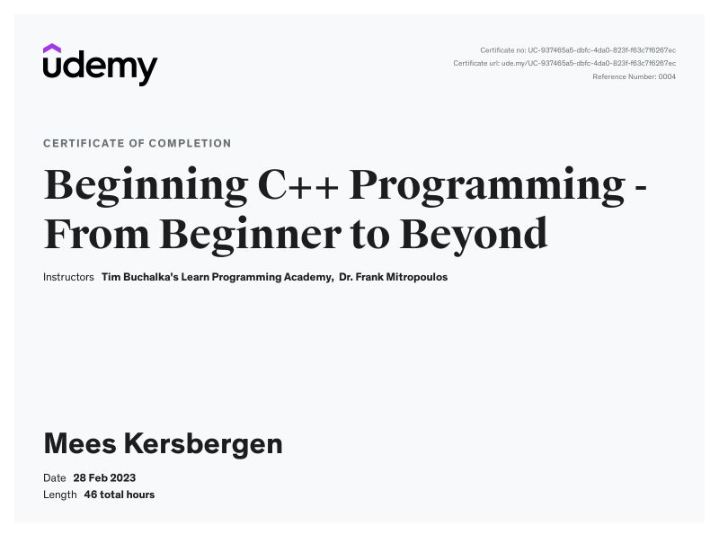 Mees Kersbergen on LinkedIn: #programming #coding #cplusplus Mees Kersbergen on LinkedIn: #programming #coding #cplusplus