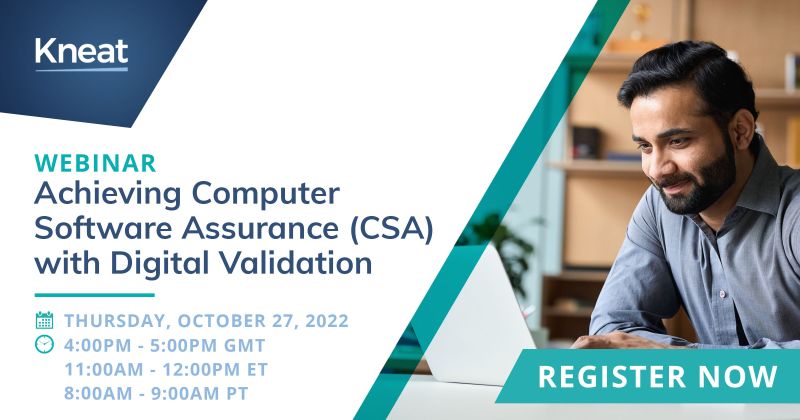 Kneat Solutions on LinkedIn: #webinar #validation #csv #csa # ... Kneat Solutions on LinkedIn: #webinar #validation #csv #csa # ...