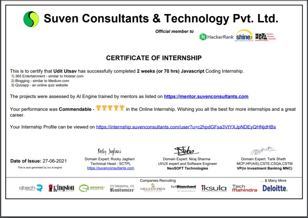 Udit Utsav on LinkedIn: #html5 #css #javascript Udit Utsav on LinkedIn: #html5 #css #javascript