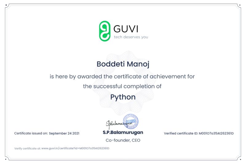 Manoj Boddeti on LinkedIn: #pythonprogramming Manoj Boddeti on LinkedIn: #pythonprogramming