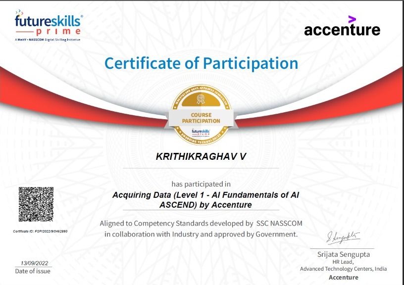 KrithikRaghav Varatharajan on LinkedIn: #ai #datascience #nasscom # ... KrithikRaghav Varatharajan on LinkedIn: #ai #datascience #nasscom # ...