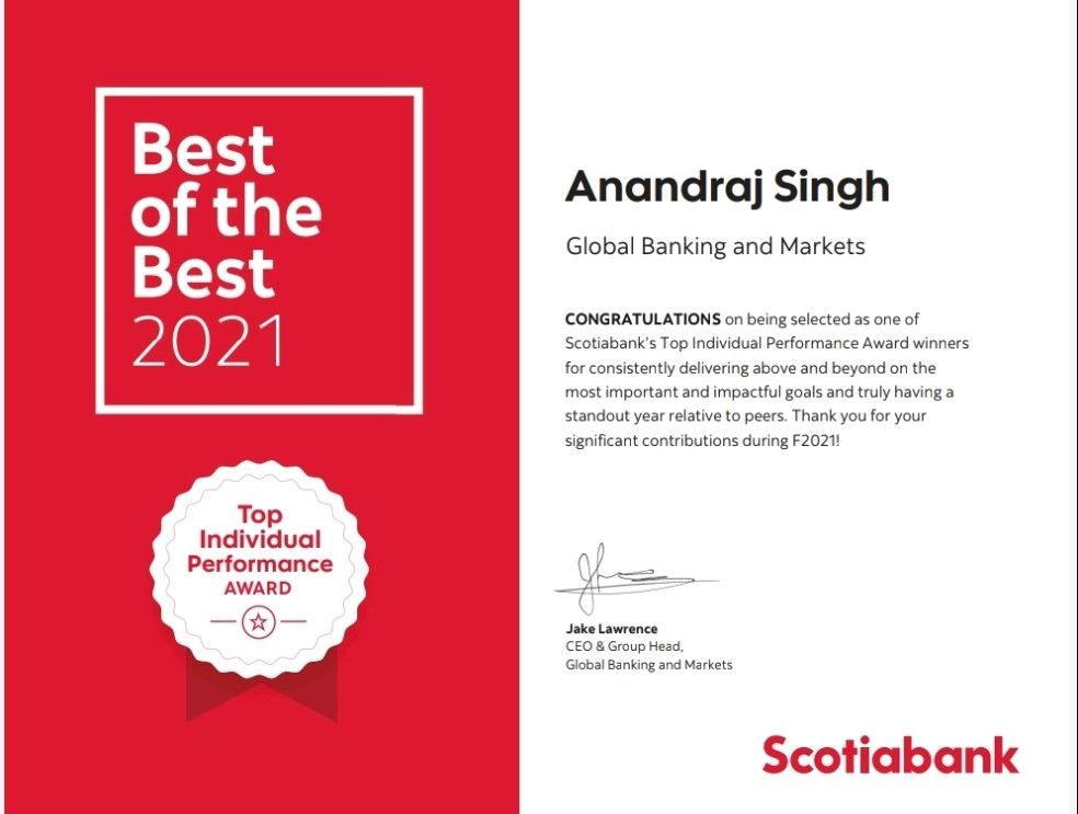 Anand Raj SIngh on LinkedIn: #scotiabank | 37 comments Anand Raj SIngh on LinkedIn: #scotiabank | 37 comments