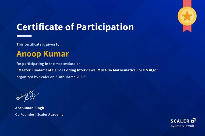 Anoop Kumar on LinkedIn: #coding #interview #programming #mathematical Anoop Kumar on LinkedIn: #coding #interview #programming #mathematical