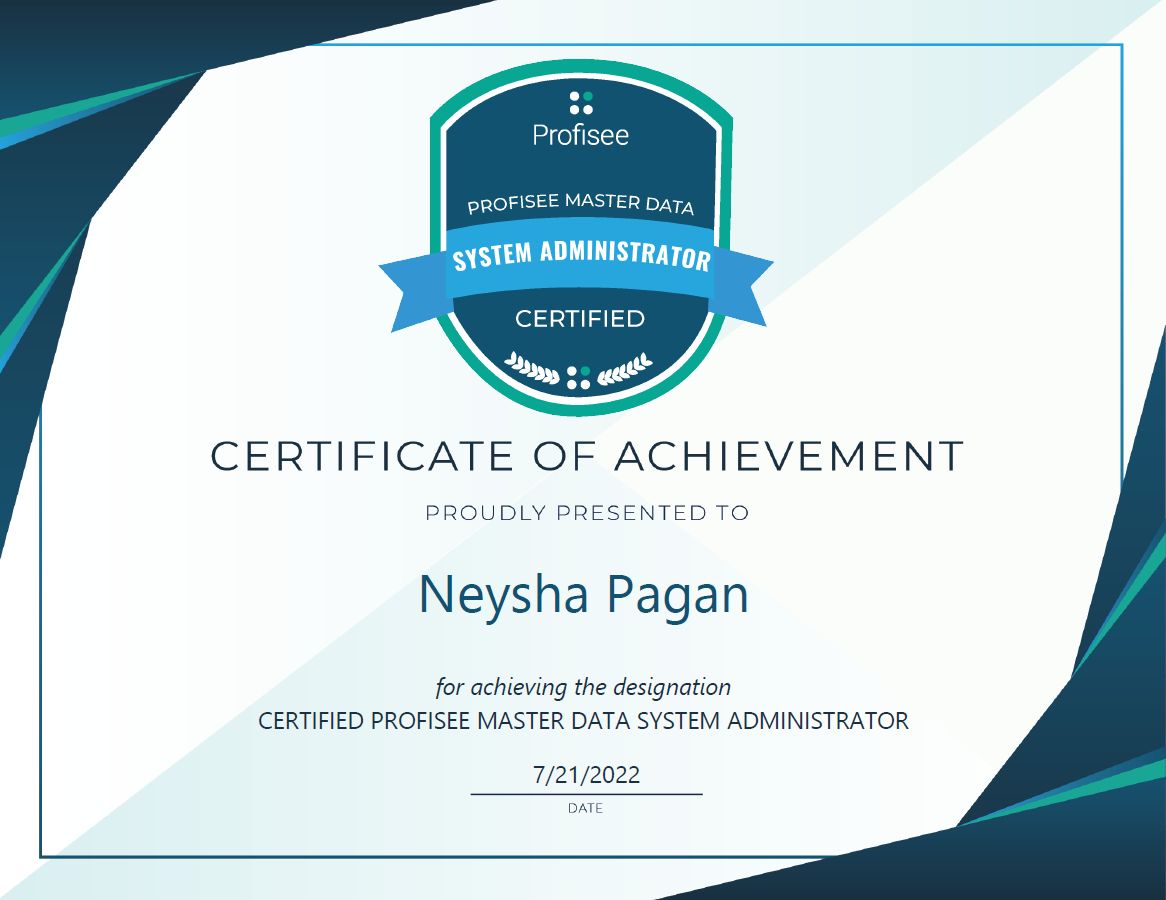 Neysha Pagan on LinkedIn: One step at a time! Becoming a Profisee ... Neysha Pagan on LinkedIn: One step at a time! Becoming a Profisee ...