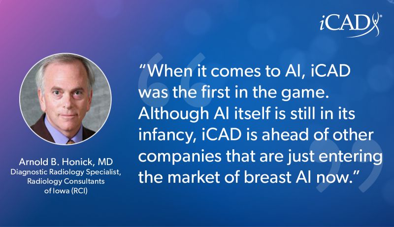 iCAD on LinkedIn: Our latest customer story features Dr. Arnold Honick ... iCAD on LinkedIn: Our latest customer story features Dr. Arnold Honick ...