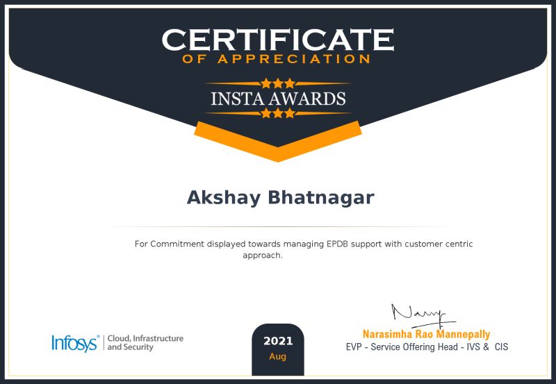 Akshay Bhatnagar 📈 on LinkedIn: #infosys #awaited #appreciation Akshay Bhatnagar 📈 on LinkedIn: #infosys #awaited #appreciation
