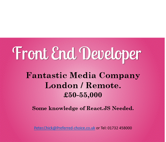 Peter Chick on LinkedIn: #frontend #media #webdeveloper | 32 comments Peter Chick on LinkedIn: #frontend #media #webdeveloper | 32 comments