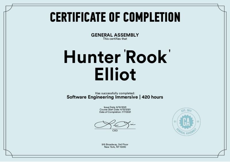 Hunter E. on LinkedIn: #softwareengineering #javascript #codingbootcamp ... Hunter E. on LinkedIn: #softwareengineering #javascript #codingbootcamp ...