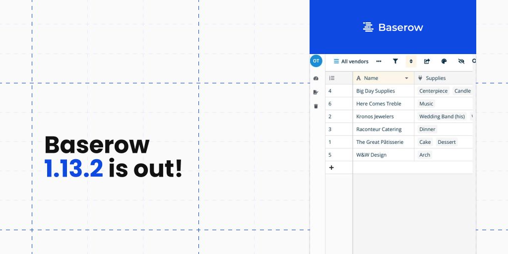 Baserow on LinkedIn: #nocode #baserow #database #opensource #datamanagement Baserow on LinkedIn: #nocode #baserow #database #opensource #datamanagement