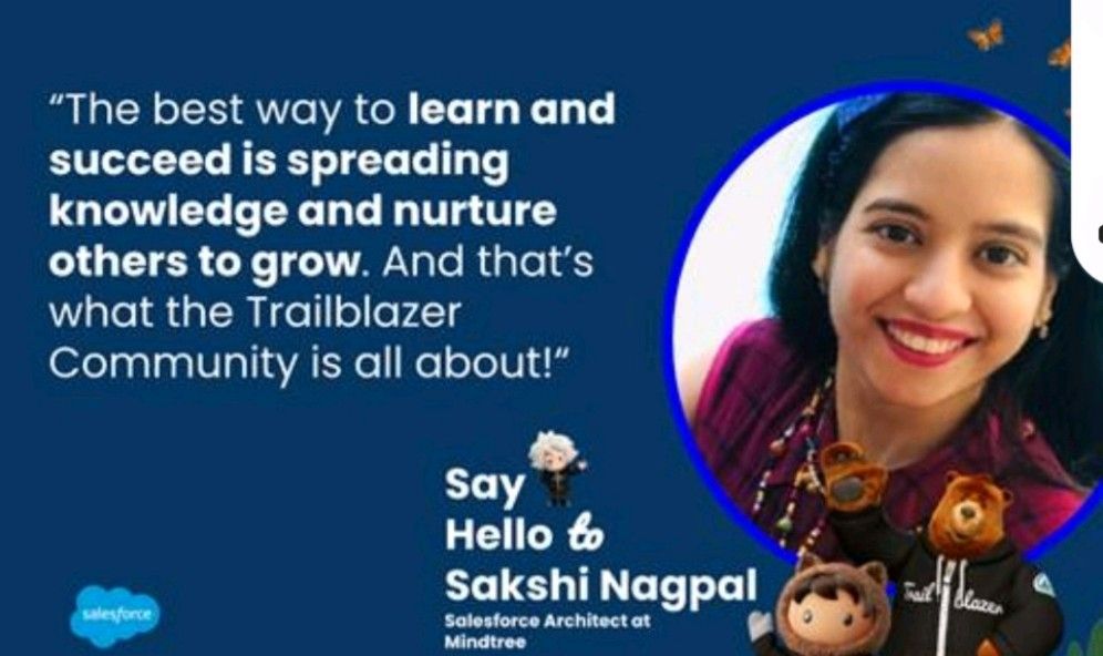 Sakshi Nagpal on LinkedIn: #salesforcecommunity #salesforce # ... Sakshi Nagpal on LinkedIn: #salesforcecommunity #salesforce # ...