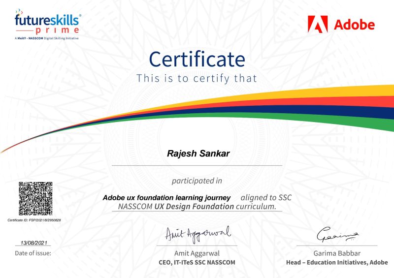 Rajesh Sankar on LinkedIn: #uxuidesign #adobe #adobexd #design #nasscom ... Rajesh Sankar on LinkedIn: #uxuidesign #adobe #adobexd #design #nasscom ...