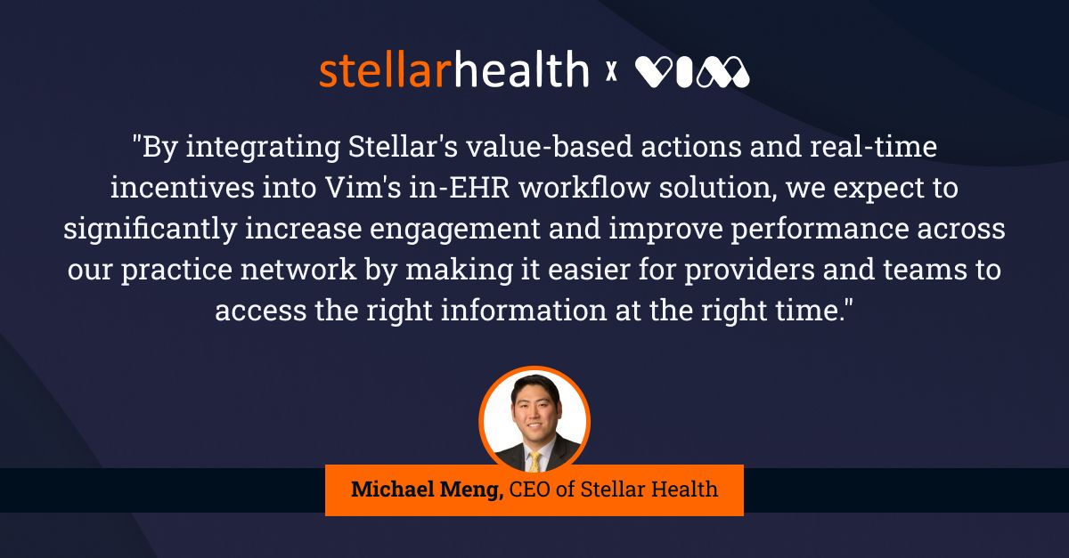 Vim on LinkedIn: Stellar Health Chooses Vim as Point-of-Care Connection ... Vim on LinkedIn: Stellar Health Chooses Vim as Point-of-Care Connection ...