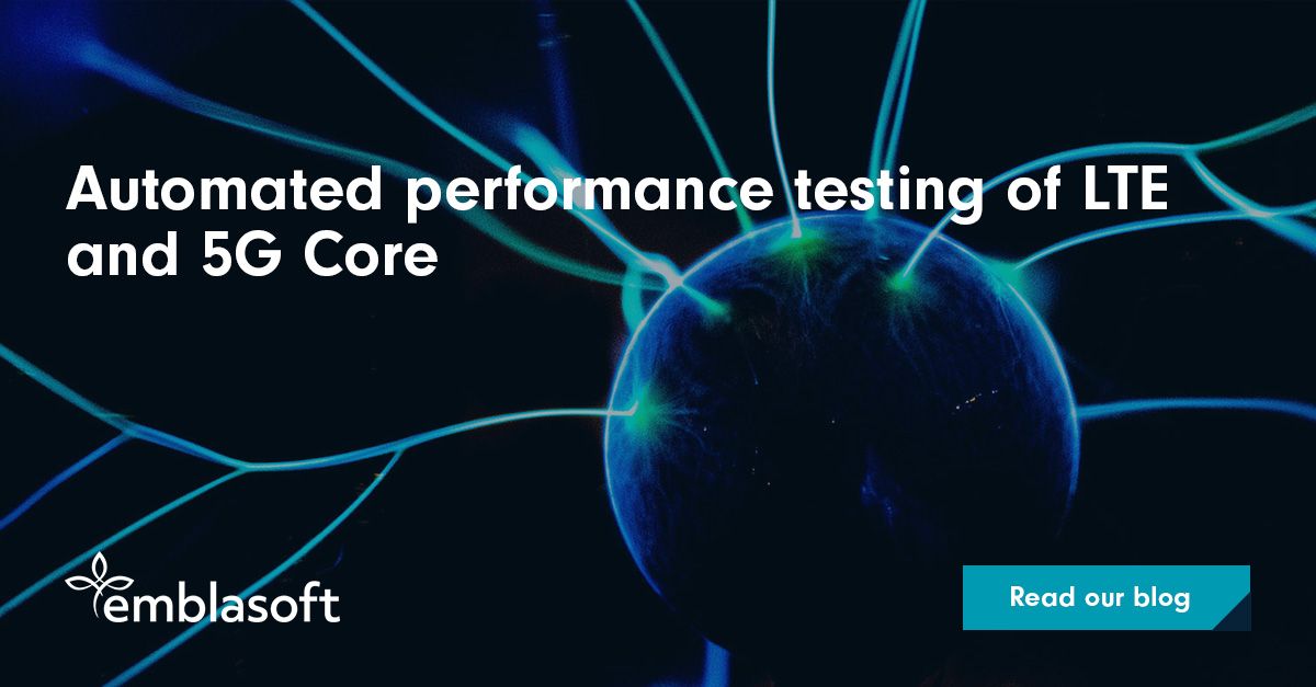 Emblasoft on LinkedIn: Automated performance testing of LTE and 5G Core Emblasoft on LinkedIn: Automated performance testing of LTE and 5G Core