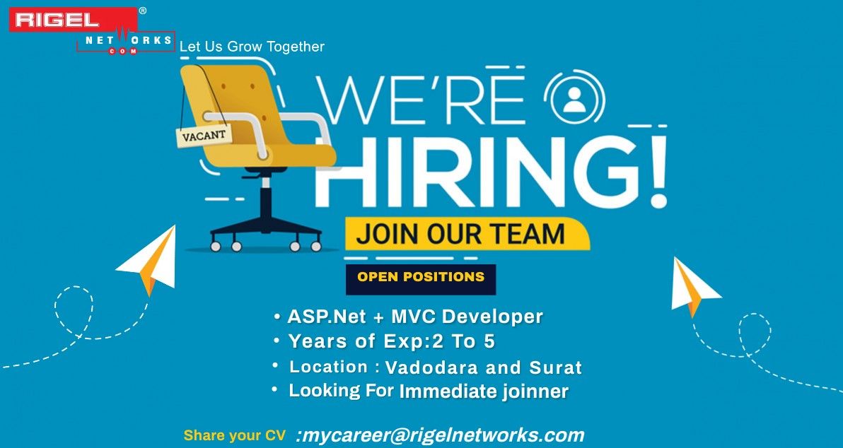 Yash Kothari on LinkedIn: #hiring #aspdotnet #mvc #immediate #aspdotnet ... Yash Kothari on LinkedIn: #hiring #aspdotnet #mvc #immediate #aspdotnet ...