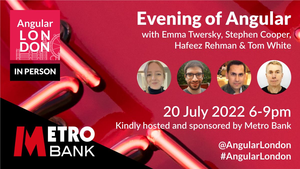 Josh Moont on LinkedIn: #community #angular #angular14 #angularlondon Josh Moont on LinkedIn: #community #angular #angular14 #angularlondon