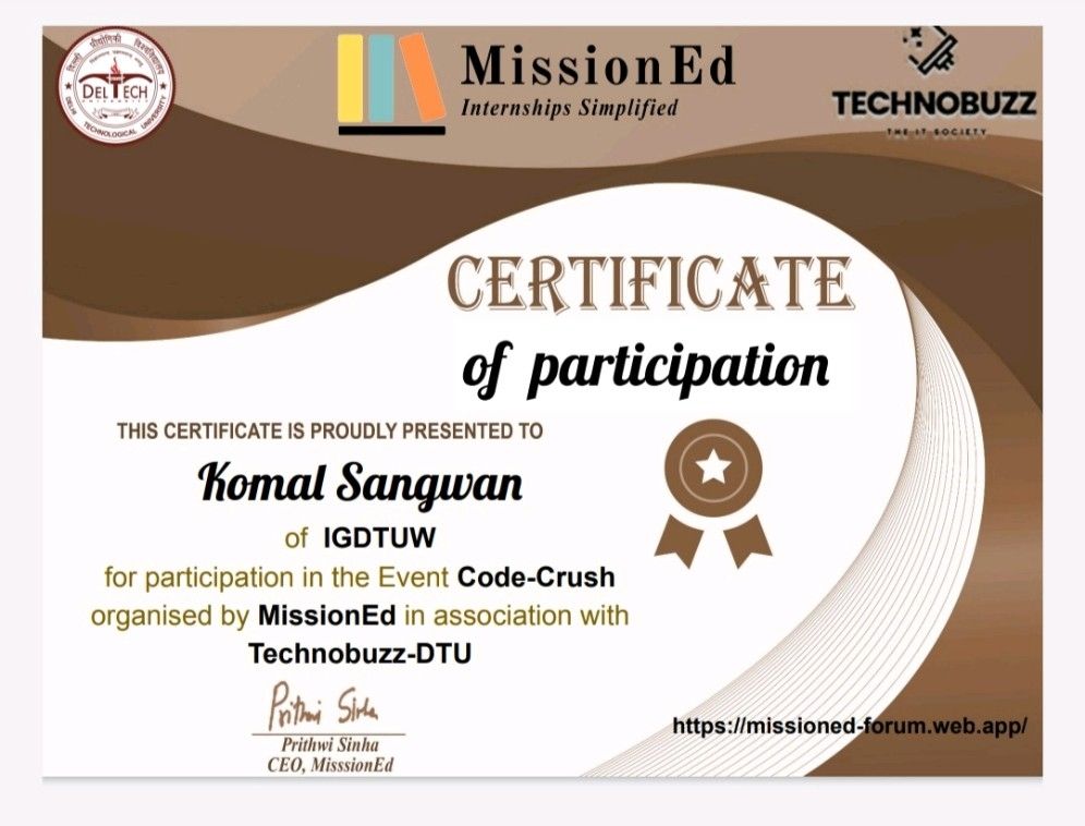 Komal Sangwan on LinkedIn: #event #coding Komal Sangwan on LinkedIn: #event #coding