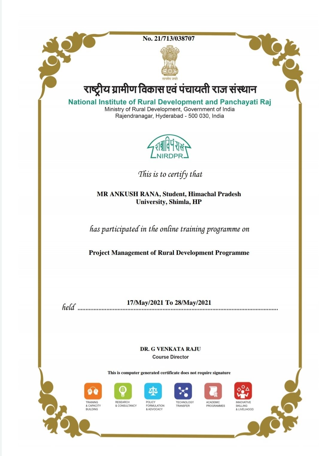 Ankush Rana on LinkedIn: #online #nird #training #courses #skills # ... Ankush Rana on LinkedIn: #online #nird #training #courses #skills # ...