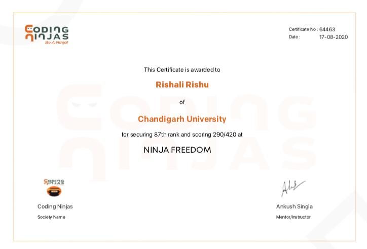 Rishali Rishu on LinkedIn: #coding #learning #programming #gratitude # ... Rishali Rishu on LinkedIn: #coding #learning #programming #gratitude # ...