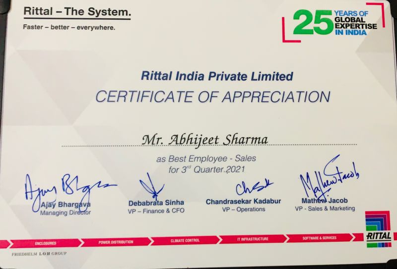 Abhijeet Sharma on LinkedIn: It feels great when your efforts are ... Abhijeet Sharma on LinkedIn: It feels great when your efforts are ...