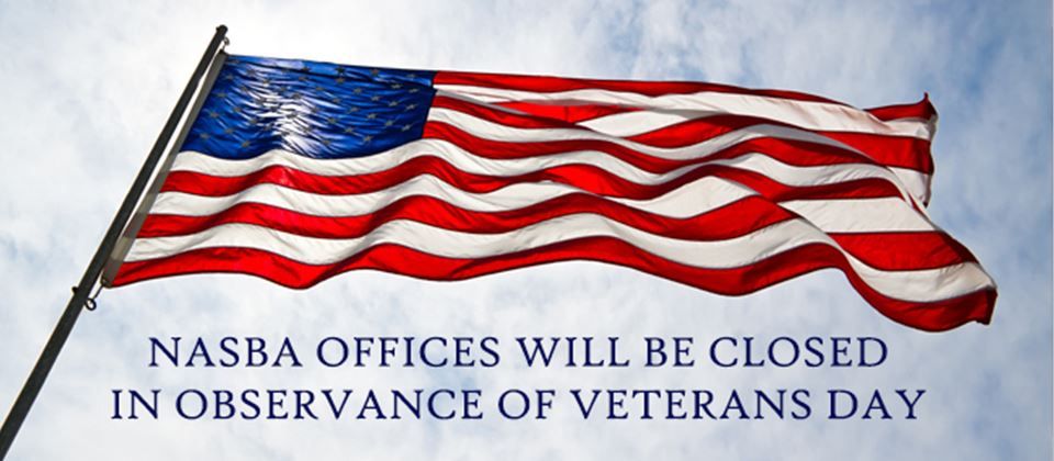 NASBA on LinkedIn: NASBA offices will be closed Friday, Nov. 11, 2022 ... NASBA on LinkedIn: NASBA offices will be closed Friday, Nov. 11, 2022 ...