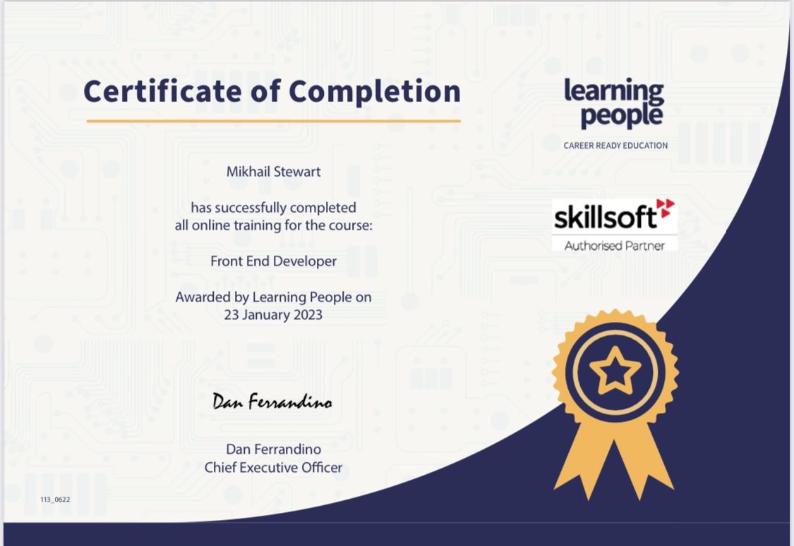 Mikhail Stewart posted on LinkedIn Mikhail Stewart posted on LinkedIn
