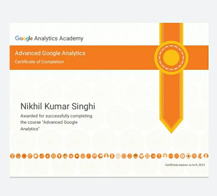 Nikhil Kumar Singhi on LinkedIn: #googlecertification # ... Nikhil Kumar Singhi on LinkedIn: #googlecertification # ...