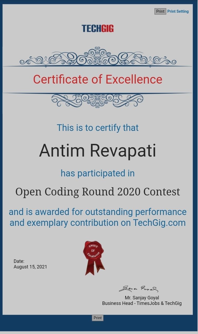 Antim Revapati on LinkedIn: #codingchallenge Antim Revapati on LinkedIn: #codingchallenge