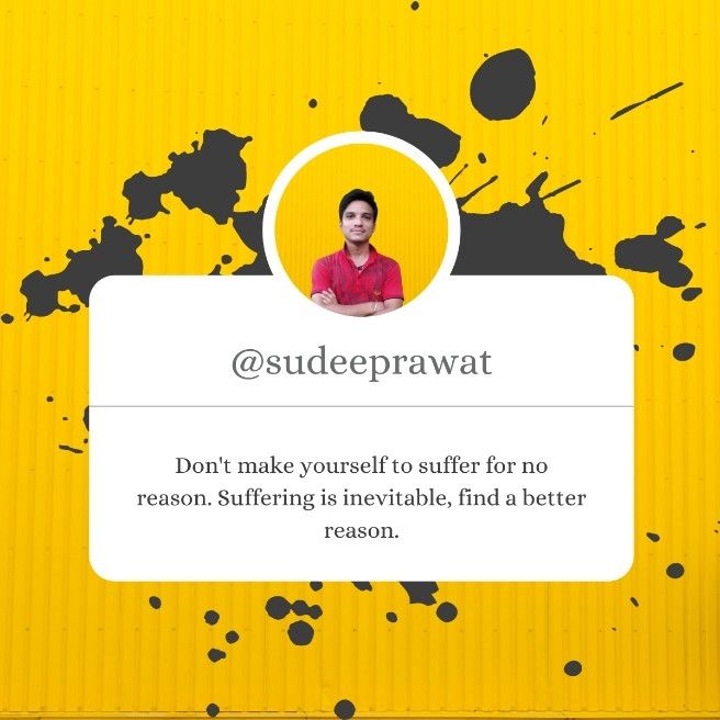 Sudeep Singh Rawat on LinkedIn: #lifeadvice Sudeep Singh Rawat on LinkedIn: #lifeadvice