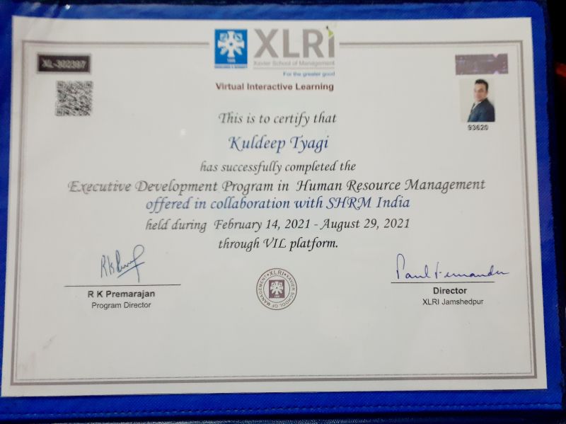 Kuldeep Tyagi on LinkedIn: #edp #hrmanagement #xlrijamshedpur # ... Kuldeep Tyagi on LinkedIn: #edp #hrmanagement #xlrijamshedpur # ...