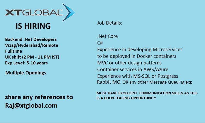 Raja Sekhar Kunkuma on LinkedIn: #dotnetdevelopers #dotnetcore # ... Raja Sekhar Kunkuma on LinkedIn: #dotnetdevelopers #dotnetcore # ...