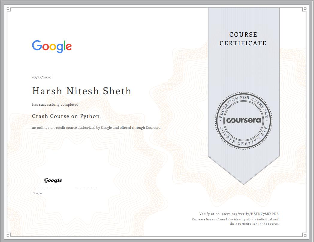 Harsh S. on LinkedIn: #python #programming #learning Harsh S. on LinkedIn: #python #programming #learning