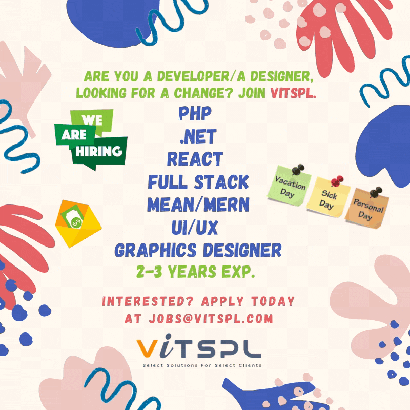 Vista IT Solutions Pvt. Ltd. (VITSPL) on LinkedIn: #developers #angular ... Vista IT Solutions Pvt. Ltd. (VITSPL) on LinkedIn: #developers #angular ...