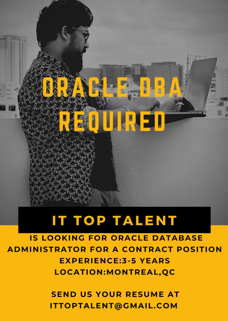 Mohammad Inam on LinkedIn: #oracle #dba #hiringdba # ... Mohammad Inam on LinkedIn: #oracle #dba #hiringdba # ...