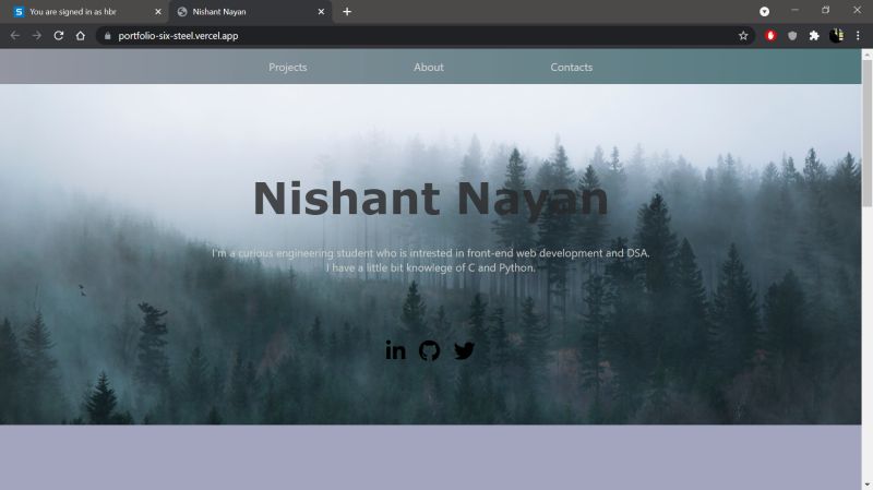 Nishant Nayan on LinkedIn: #reactjs #css3 #github Nishant Nayan on LinkedIn: #reactjs #css3 #github