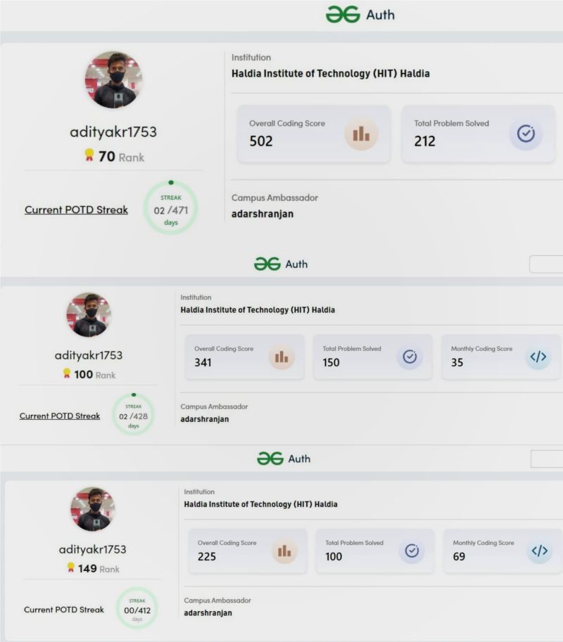 Aditya kumar choubey on LinkedIn: #dsa #gfg #gfg #dsacoding # ... Aditya kumar choubey on LinkedIn: #dsa #gfg #gfg #dsacoding # ...