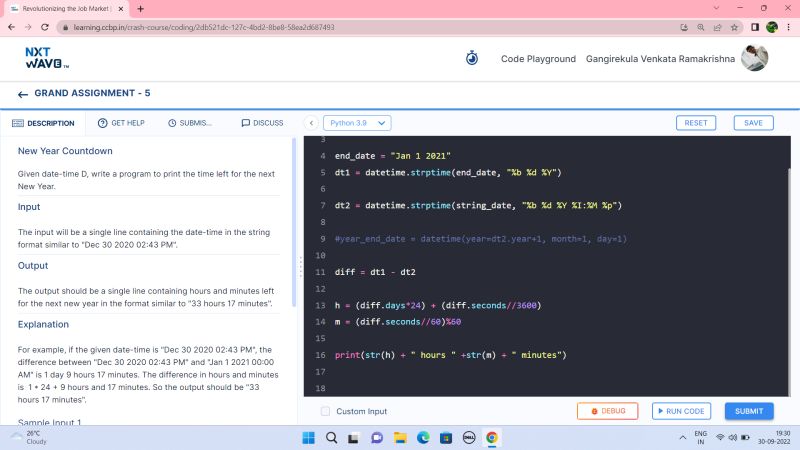 Venkata Ramakrishna Gangirekula on LinkedIn: #coding #thankyou #nxtwave ... Venkata Ramakrishna Gangirekula on LinkedIn: #coding #thankyou #nxtwave ...