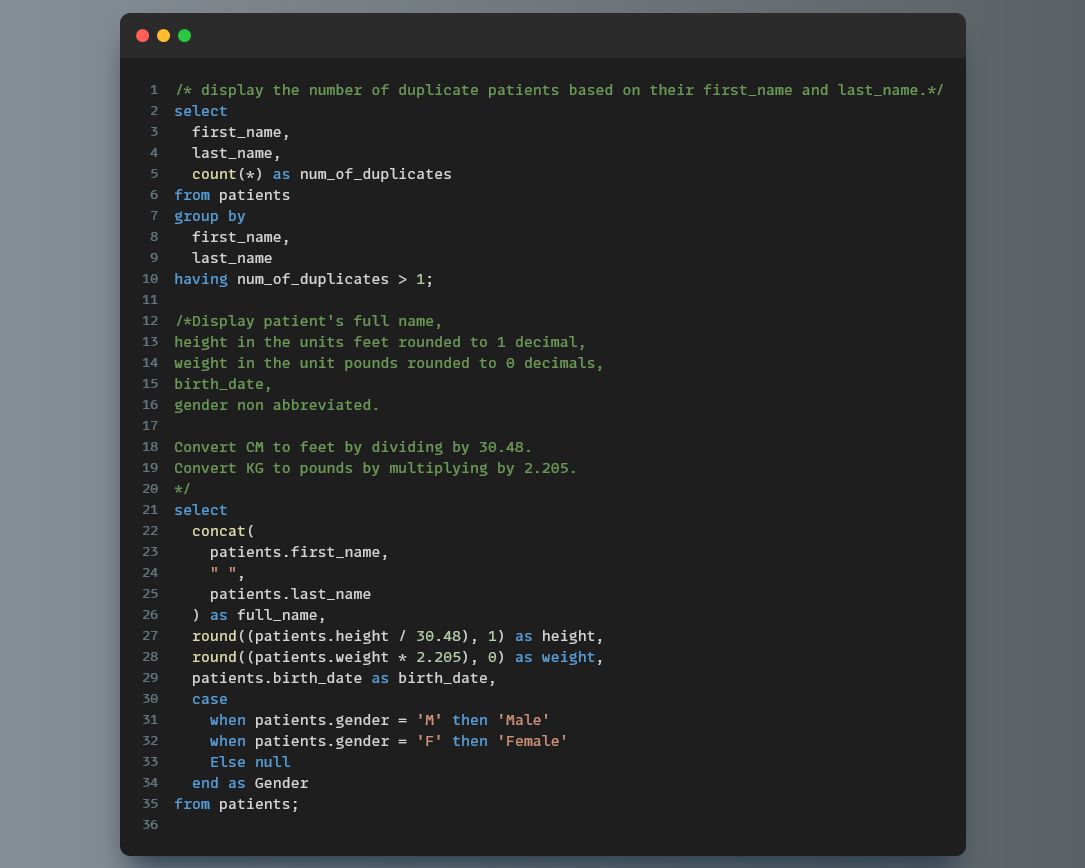 Sayed Kassem on LinkedIn: #sql #sqlquery #sqlqueries #sqldeveloper # ... Sayed Kassem on LinkedIn: #sql #sqlquery #sqlqueries #sqldeveloper # ...