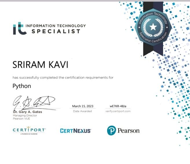 SRIRAM KAVI on LinkedIn: Hello connections,I would like to share my ... SRIRAM KAVI on LinkedIn: Hello connections,I would like to share my ...