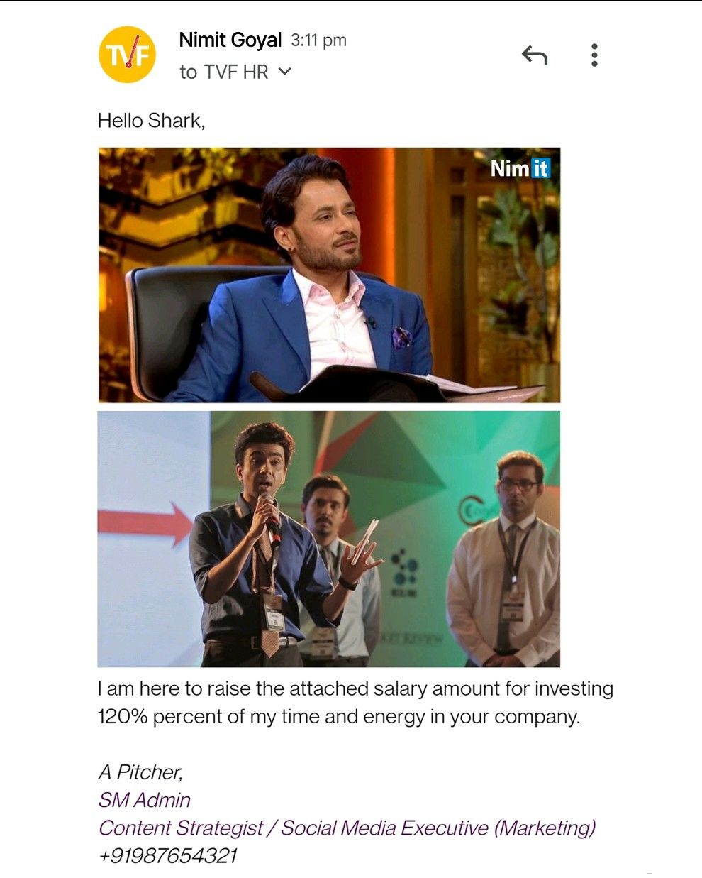Nimit Goyal on LinkedIn: #sharktank #startup Nimit Goyal on LinkedIn: #sharktank #startup