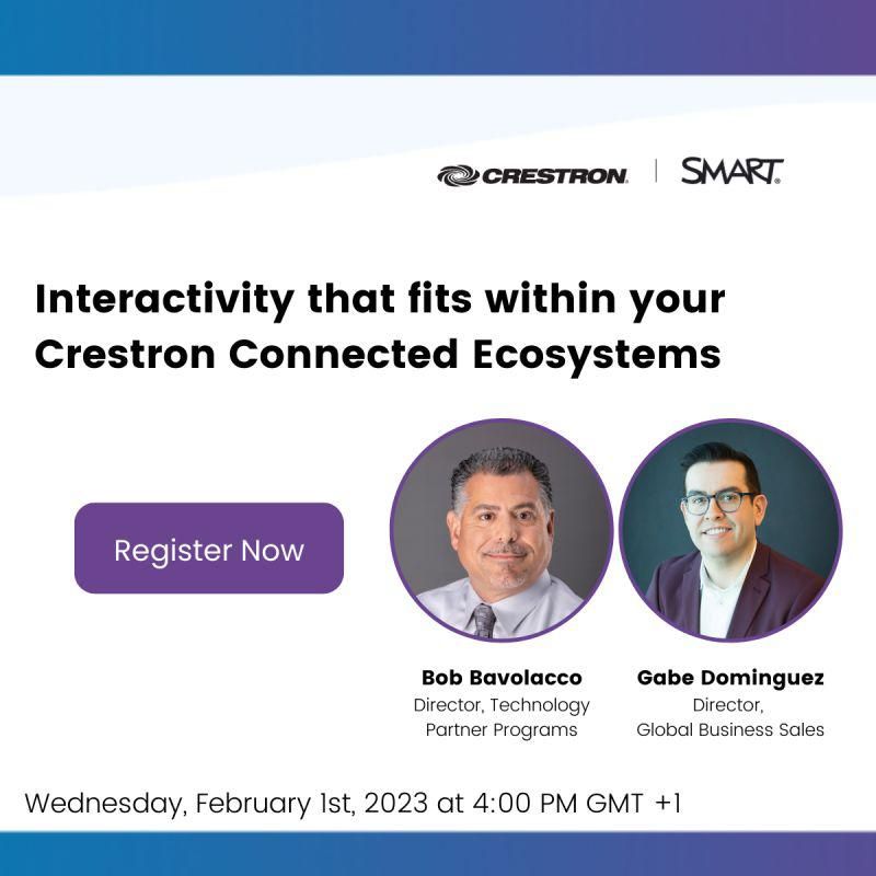 Richard Sasson LinkedIn‘de: Come join Bob Bavalocco from Crestron and ... Richard Sasson LinkedIn‘de: Come join Bob Bavalocco from Crestron and ...