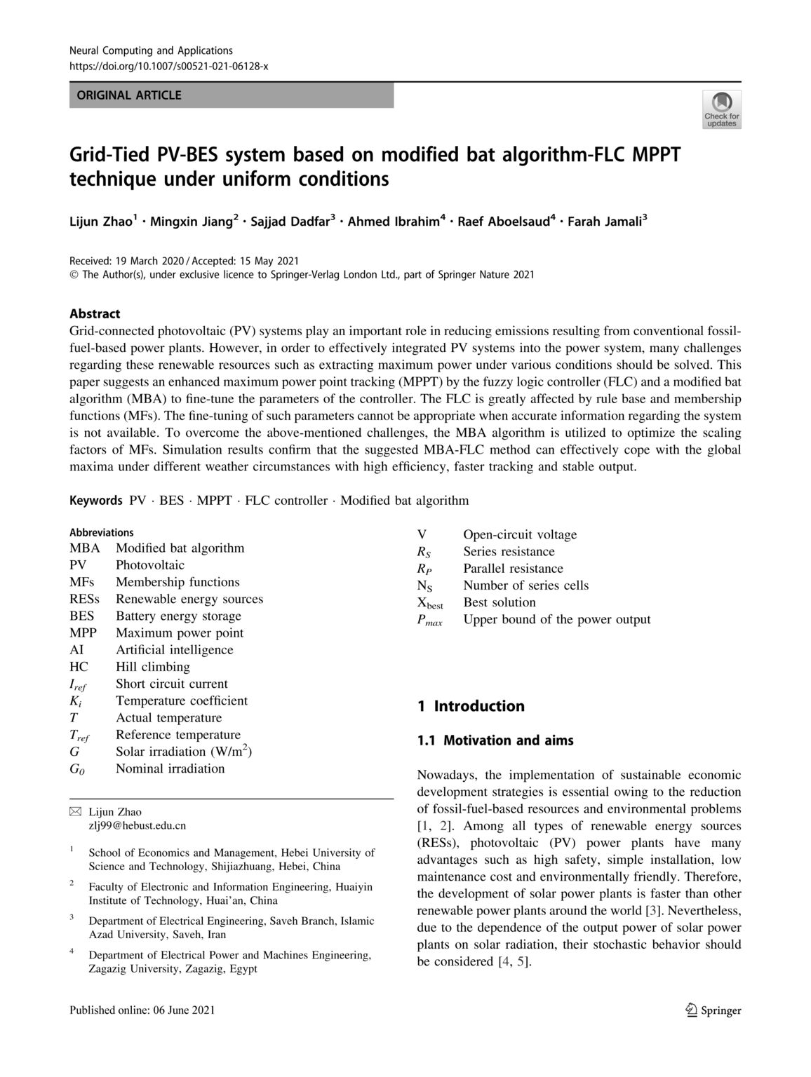 Sajjad Dadfar on LinkedIn: Grid-Tied PV-BES System Based on Modified ... Sajjad Dadfar on LinkedIn: Grid-Tied PV-BES System Based on Modified ...