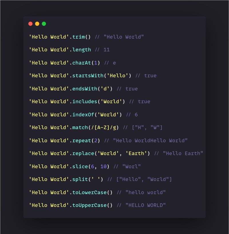 Haider Khan on LinkedIn: JavaScript String Methods 📢 Haider Khan on LinkedIn: JavaScript String Methods 📢