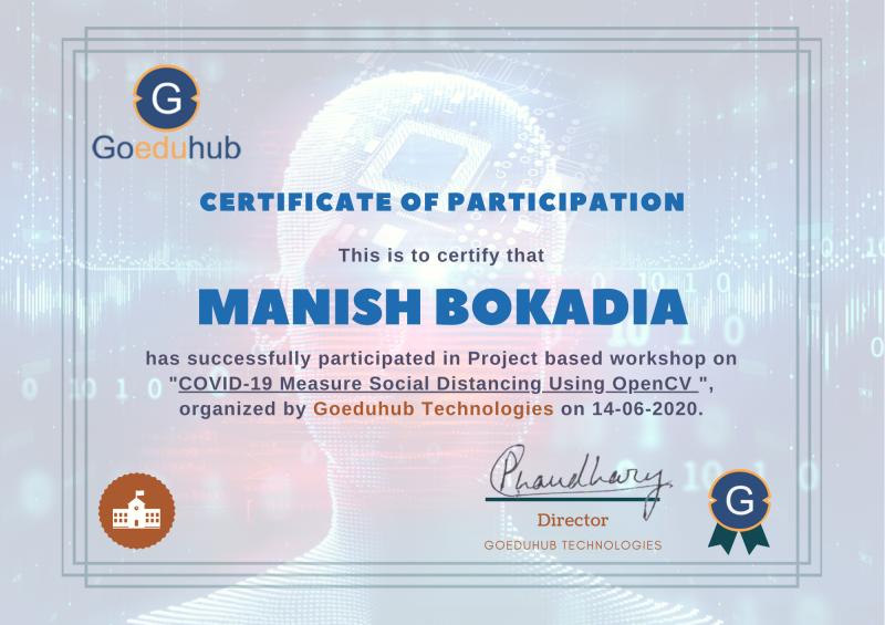 Manish Bokadia on LinkedIn: #opencv #machinelearning #python Manish Bokadia on LinkedIn: #opencv #machinelearning #python