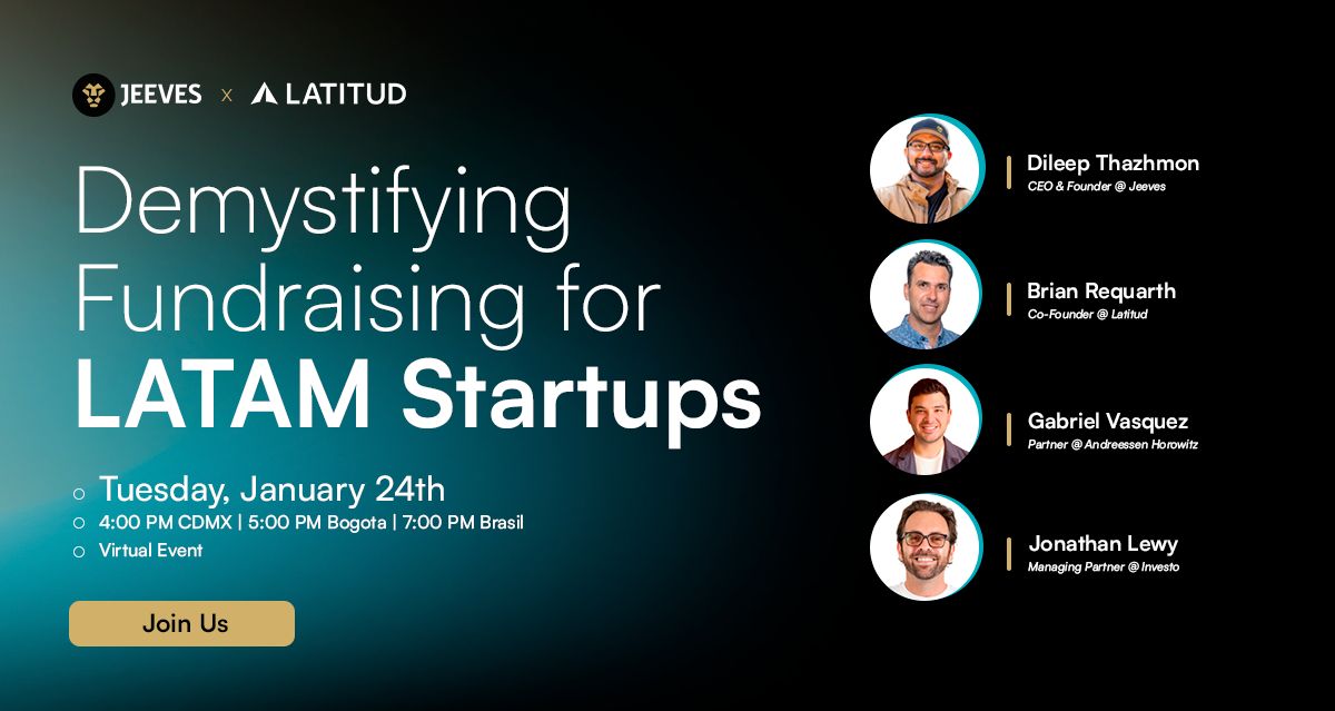 Jeeves on LinkedIn: Demystifying fundraising for LatAm startups · Luma Jeeves on LinkedIn: Demystifying fundraising for LatAm startups · Luma
