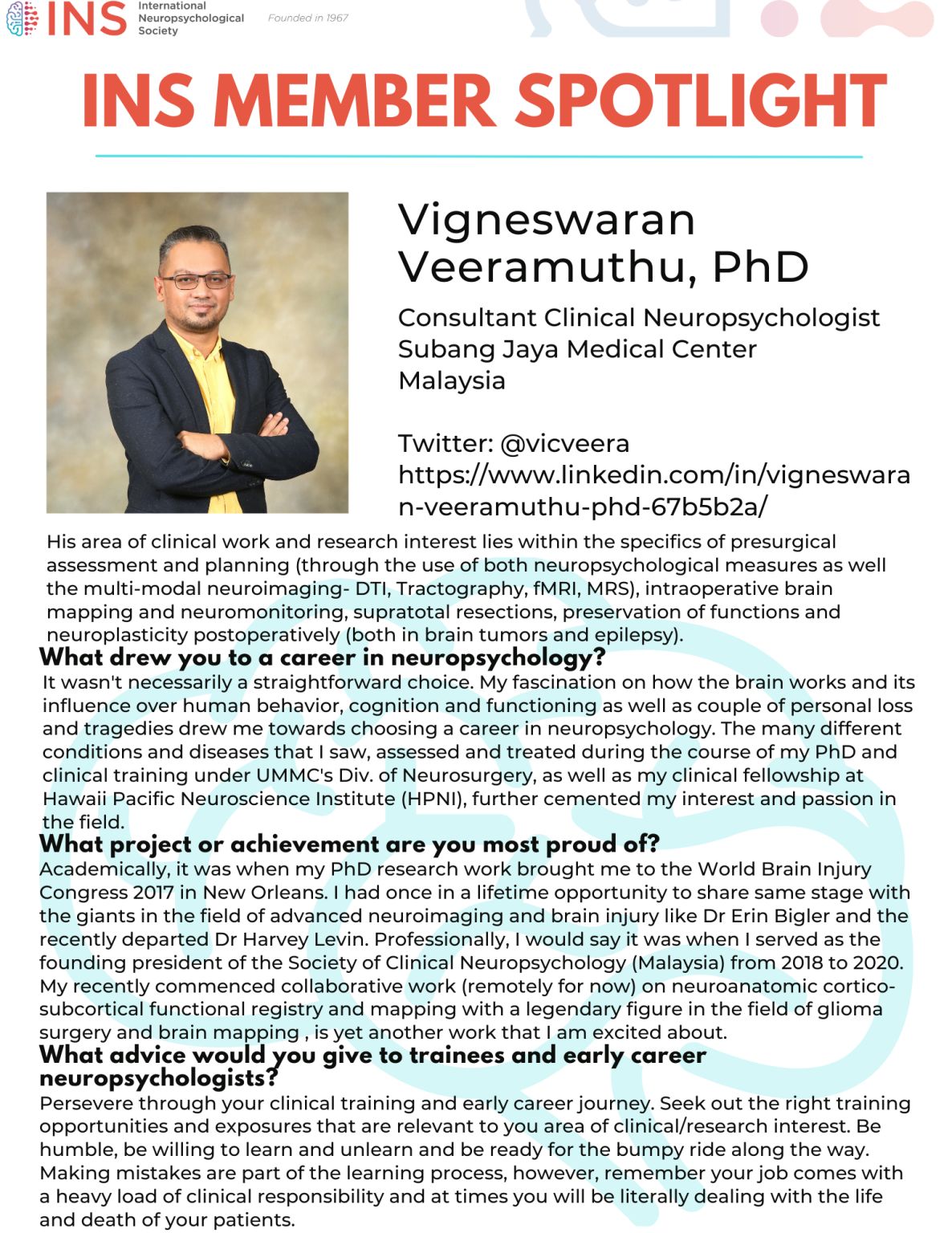 Dr Vigneswaran Veeramuthu, PhD på LinkedIn: Truly humbled to be ... Dr Vigneswaran Veeramuthu, PhD på LinkedIn: Truly humbled to be ...