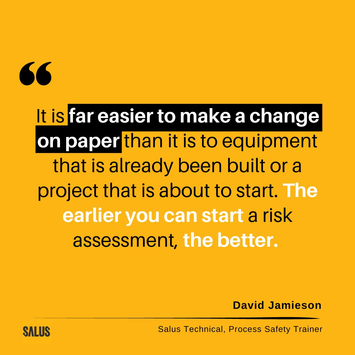 Salus Technical on LinkedIn: Risk assessment is the bedrock of good ... Salus Technical on LinkedIn: Risk assessment is the bedrock of good ...