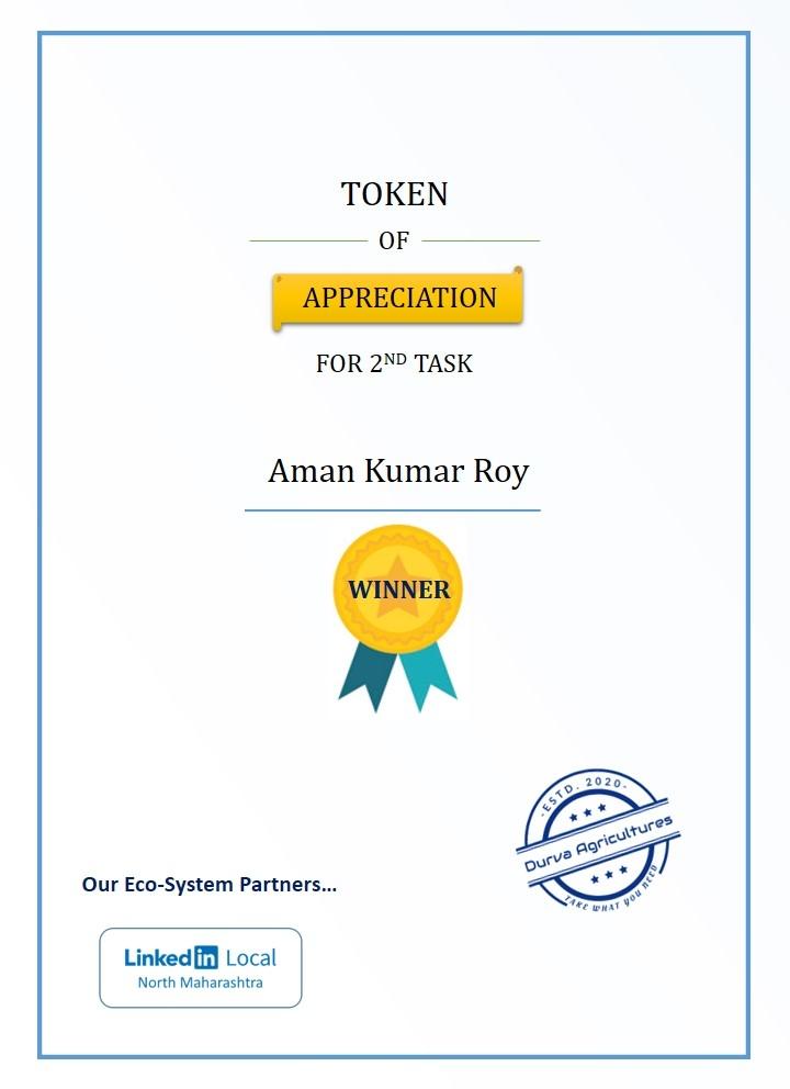 Aman Kumar Roy posted on LinkedIn Aman Kumar Roy posted on LinkedIn
