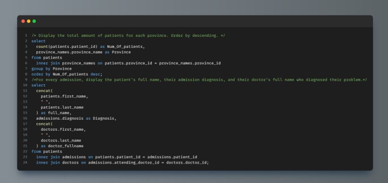 Sayed Kassem on LinkedIn: #sql #sqlquery #sqlqueries #data #mysolution Sayed Kassem on LinkedIn: #sql #sqlquery #sqlqueries #data #mysolution