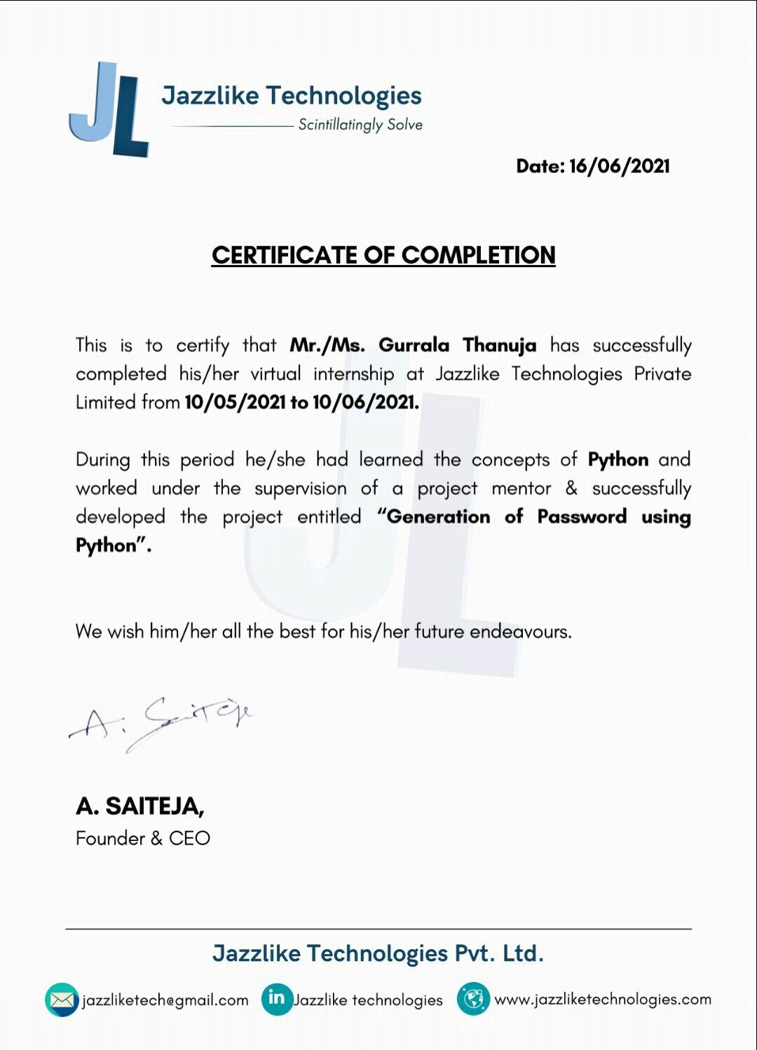 Thanuja Reddy on LinkedIn: #pythonprogramming Thanuja Reddy on LinkedIn: #pythonprogramming
