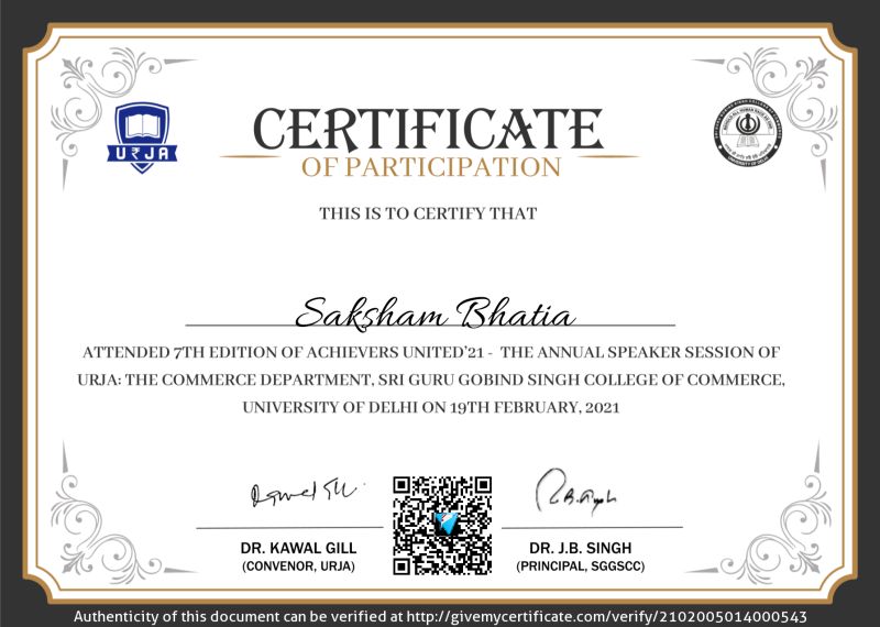 Saksham Bhatia posted on LinkedIn Saksham Bhatia posted on LinkedIn